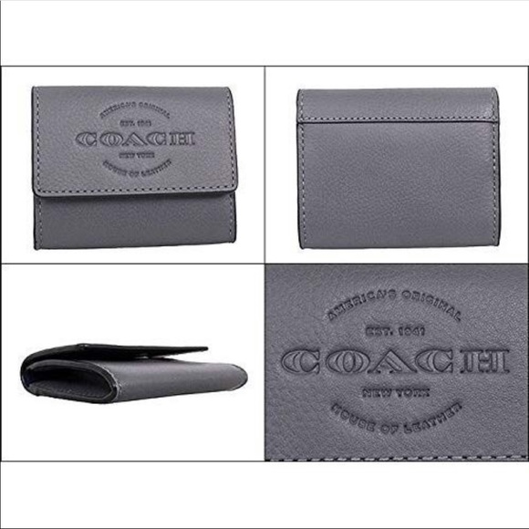 Coach | Bags | Coach Mens Coin Case Natural Leather Wallet | Poshmark